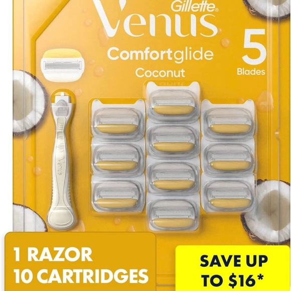 VENUS | Bath & Body | Venus Comfortglide Plus Olay Coconut Womens Razor ...